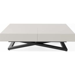 COUCHTISCH Cavetta U h&ouml;henverstellbar ausziehbar, Kaschmir Beige 120-200/80/27-76 cm