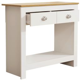 Kommode Balusa S Wei&szlig;/Honigeiche