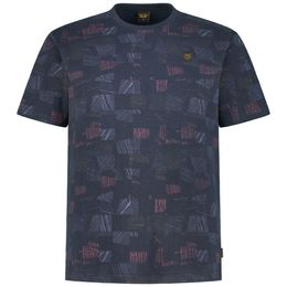 PME-Legend Herren Gro&szlig;e Gr&ouml;&szlig;en | PME LEGEND T-Shirt mit Allover-Muster Farbe dunkelblau Gr&ouml;&szlig;e: 4XL