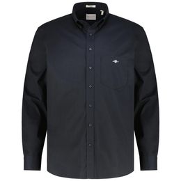 Herren Gro&szlig;e Gr&ouml;&szlig;en | Gant Freizeithemd aus Baumwolle Farbe schwarz Gr&ouml;&szlig;e: 4XL