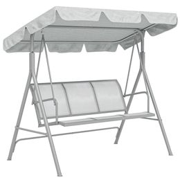 Outsunny Hollywoodschaukel,, Grau, Metall, Kunststoff, 110x153x170 cm, Gartenm&ouml;bel, Hollywoodschaukeln