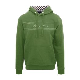 Aquascutum - Kapuzenpullover f&uuml;r Herren, Regul&auml;r (Milit&auml;rgr&uuml;n)