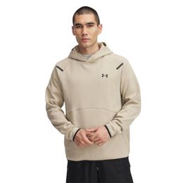 Under Armour - "Essential" Kapuzenpullover f&uuml;r Herren, Fleece, Raglan&auml;rmel (Braun)