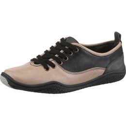 Gemini Damen Schn&uuml;rschuh mit flexibler Laufsohle elfenbein-schwarz, Gr&ouml;&szlig;e 38