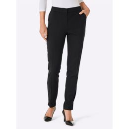 Damen Webhose, Schwarz, Gr. 18, CREATION L PREMIUM, R&ouml;hrenhosen, Material: Modal
