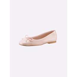 Heine Witt Damen Ballerina, rose, Gr&ouml;&szlig;e 38