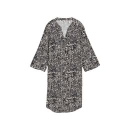 Tom Tailor Damen Kleid mit Muster, blau, Gemustert, Gr. 36