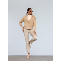 WITT Damen Strickjacke, beige-meliert, Gr&ouml;&szlig;e 38