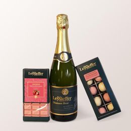 Geschenkbox Erdbeer & Champagner