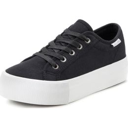 Lascana Damen Sneaker schwarz, Gr&ouml;&szlig;e 40