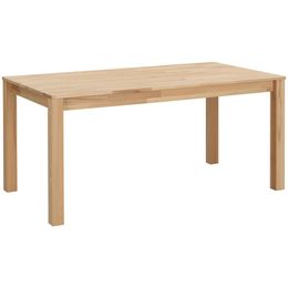 P & B Esstisch, Kernbuche, Holz, Kernbuche, massiv, rechteckig, eckig, 90x75x140 cm, gastro- und objekttauglich, in verschiedenen Gr&ouml;&szlig;en erh&auml;ltlich, Esszimmer, Tische, Esstische