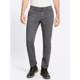 Marco Donati Herren Hose in Twill-Qualit&auml;t, enzymgewaschen, anthrazit, Gr&ouml;&szlig;e 28