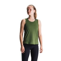 Fusion Run Singlet Bekleidung Damen gr&uuml;n S