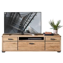 Pharao24.de TV Sideboard Fernsehunterschrank 190 cm breit mit Metallgriffen