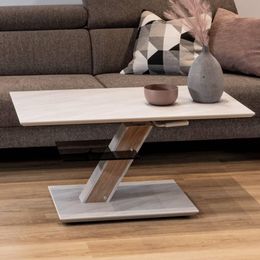 Pharao24.de Couchtisch Designercouchtisch in modernem Design - Hellgrau