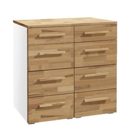 Pharao24.de Schlafzimmer Kommode Flurkommode teilmassiv in modernem Design
