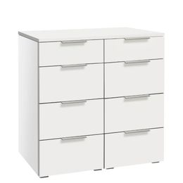 Pharao24.de Schubladenkommode Schlafzimmerkommode in modernem Design mit Metallgriffen