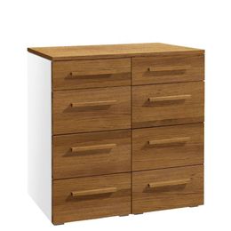 Pharao24.de Kommode Dielenkommode in Eiche dunkel 90 cm breit