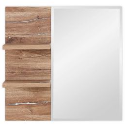 Pharao24.de Garderobenspiegel Wandspiegel 82 cm breit und 80 cm hoch