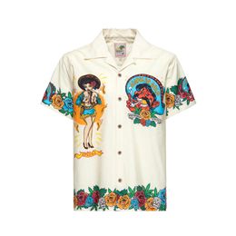 King Kerosin Herren Hawaii Hemd Acapulco Gold