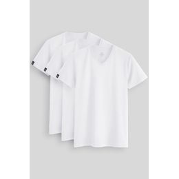 Herren Baumwolle Elastan V-Ausschnitt T-Shirt