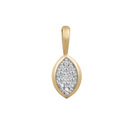 OROLINO Anh&auml;nger 585 Gold mit 6x Brillant 0,03ct.