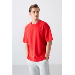 &Uuml;bergr&ouml;&szlig;en Baumwollmischung Rundhalsausschnitt T-Shirt mit Tasche