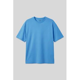 Oversized Baumwollmischung Rundhalsausschnitt T-Shirt