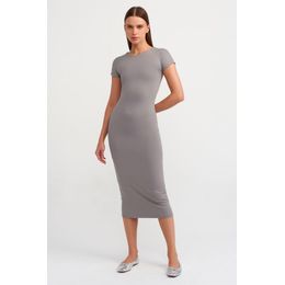 Damen Bodycon Midi Kleid