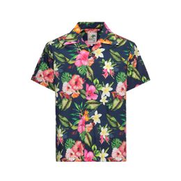 King Kerosin Herren Hawaii Hemd Tropical Flowers