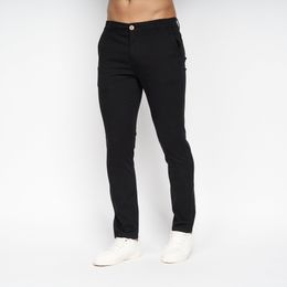 CrossHatch - "Roysden" Chino f&uuml;r Herren (Schwarz)