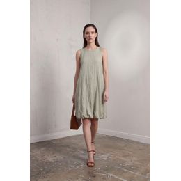 L&auml;ssiges Mini-Kleid aus strukturiertem Lyocell