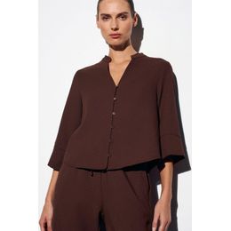Damen Polyester Krepp Bluse