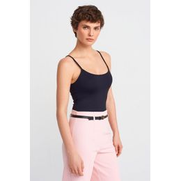 Schlanke Passform &auml;rmellose Cami-Bluse