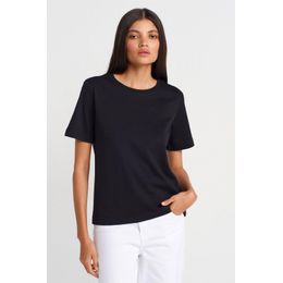 Damen Baumwoll Rundhals T-Shirt