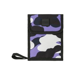 Bauchtasche Urban Classics "Urban Classics Unisex Neck Pouch Oxford", Gr. onesize, ultraviolet camo, Polyester, unifarben, Taschen