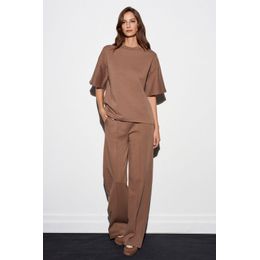 Weite Strickhose