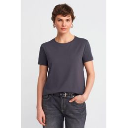 Damen Baumwoll Rundhals T-Shirt