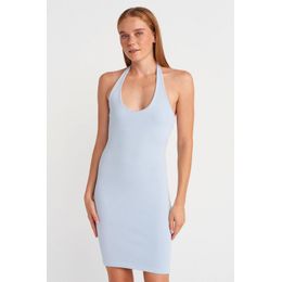 Rippstrick Bodycon Mini-Kleid