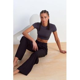 Damen Slim Fit Crop-Top