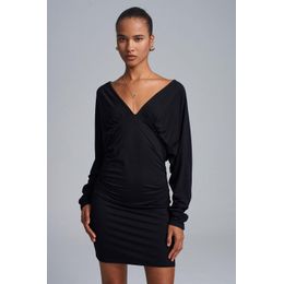 Bodycon-Mini Kleid mit Drapierung