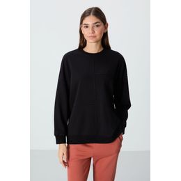 &Uuml;bergro&szlig;er Rundhals-Sweatshirt