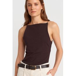 Slim-Fit Halterneck Jerseytop