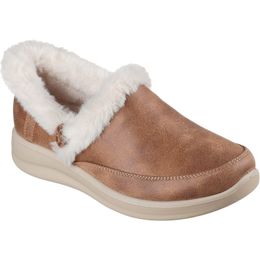 Skechers Cozy Escape Textil Damen Chestnut Hausschuhe