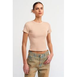 Damen Slim Fit Crop-T-Shirt