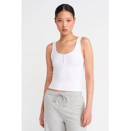 Slim Fit Crop Top Bluse