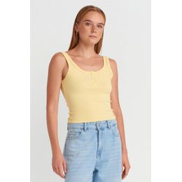 Gestreifte Crop-Top-Bluse