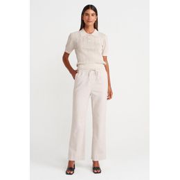 Weite Tencel-Hose mit Kordelzugbund