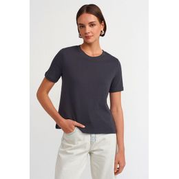 Damen Baumwoll Rundhals T-Shirt