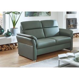 2-Sitzer DIE PLANBAR "PN-EM16031, Breite 158 cm", gr&uuml;n (torro opal), B:158cm H:96cm T:92cm, Sofas, Echtleder mit Federkernpolsterung, wahlweise mit Armteilverstellung